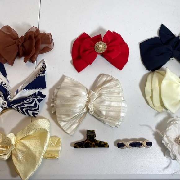 Hair | Hair Scrunchie Clips And Bands Vintage 2pieces | Poshmark
